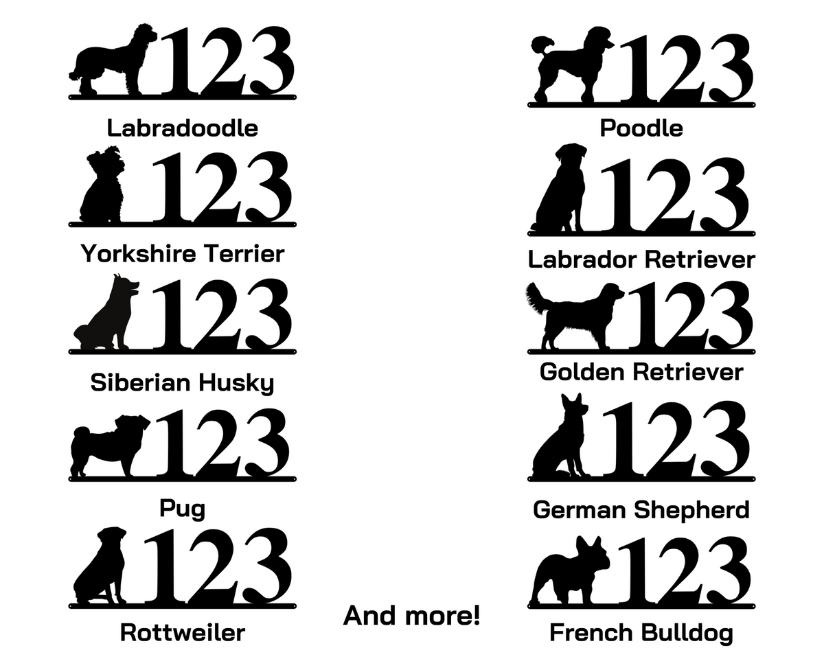 Custom Pet Address Sign – Custom Decor Direct